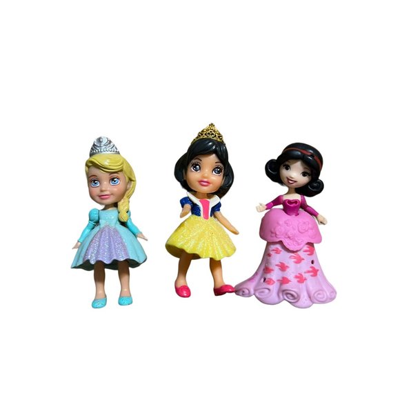 Disney | Toys | 3 Little Disney Toddler Mini Princess Dolls Snow White ...